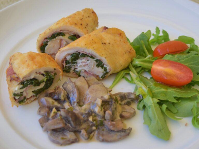 Chicken Involtini with Prosciutto, Spinach and Goat Cheese ...