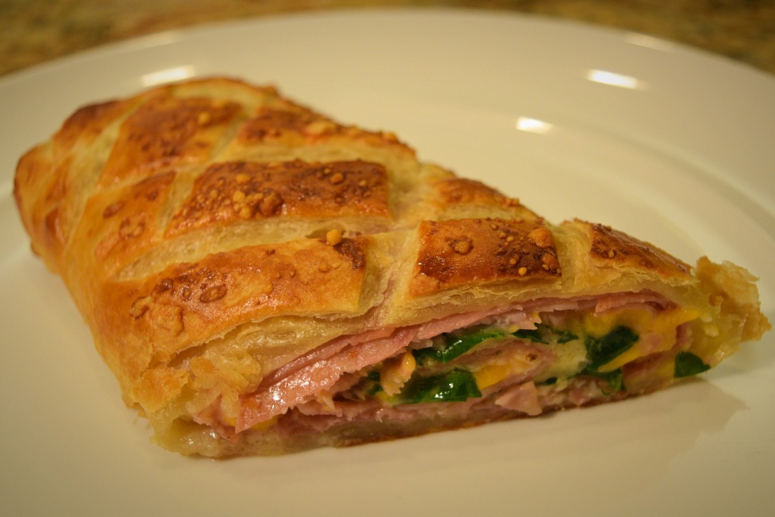 Ham and Cheese Strudel - Flexitarian Kitchen