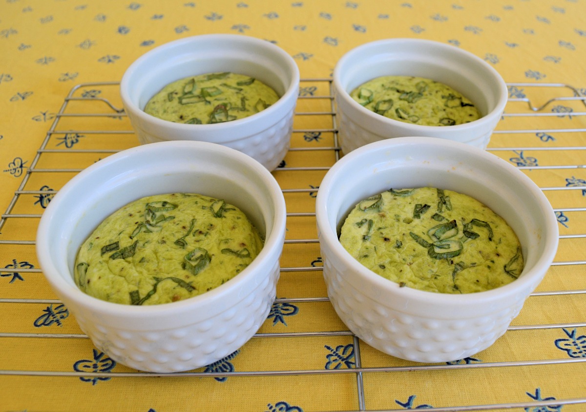 Asparagus and Scallion Flans – Flexitarian Kitchen